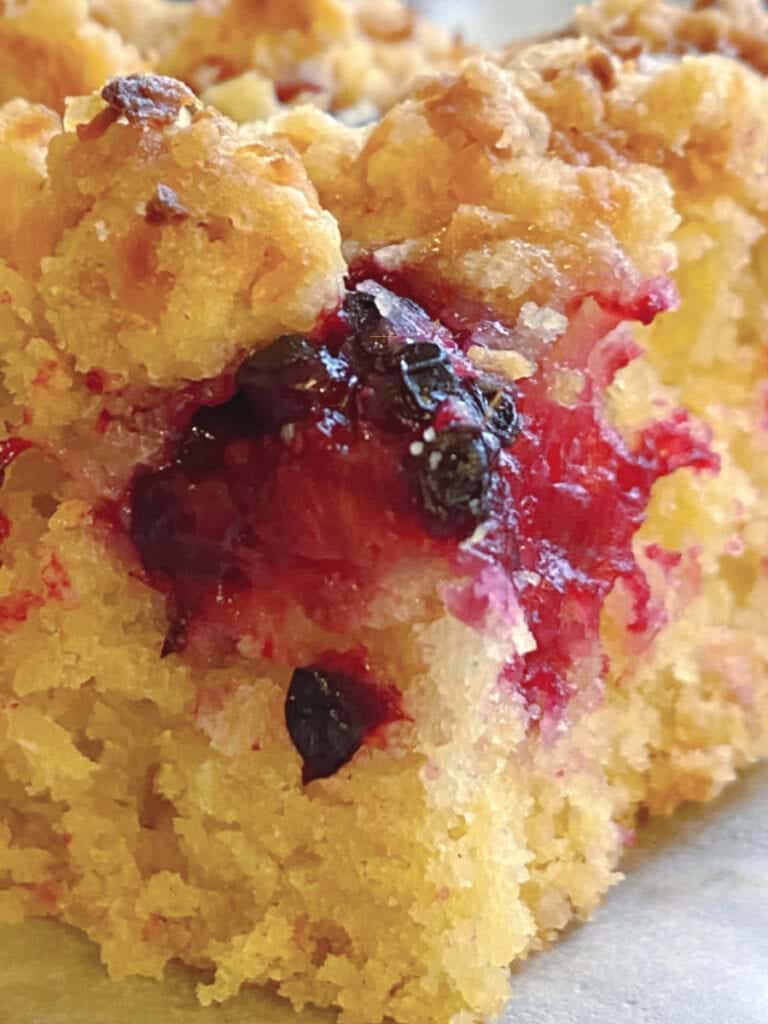 Easy Homemade Raspberry Crumb Bars | Newbie In The Kitchen