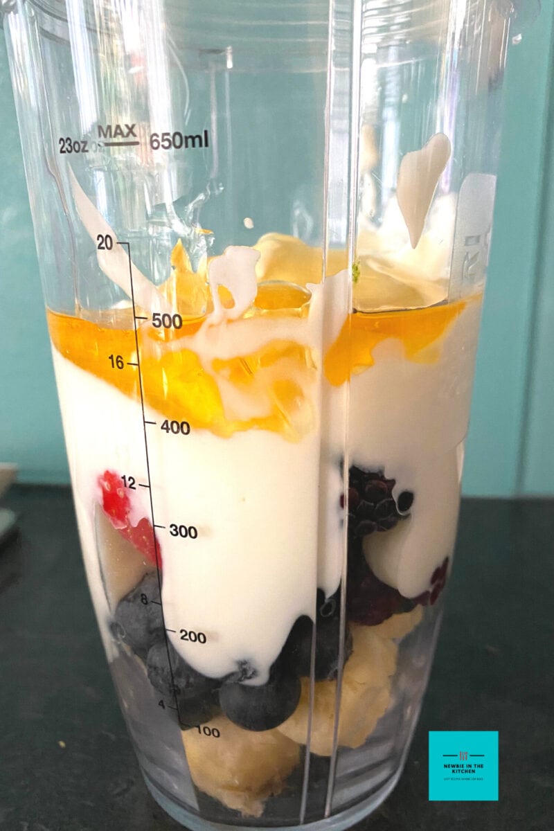 Quick Fruity Berry Smoothie | Newbie In The Kitchen