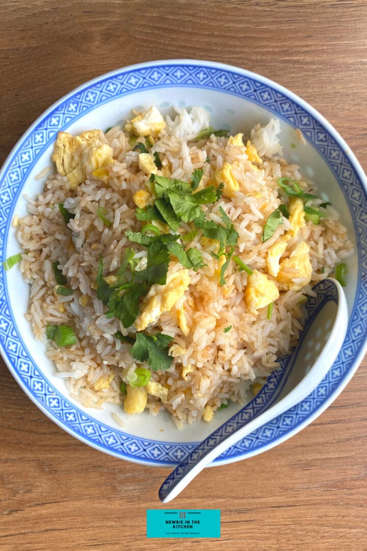 Simple Egg Fried Rice | Newbie In The Kitchen