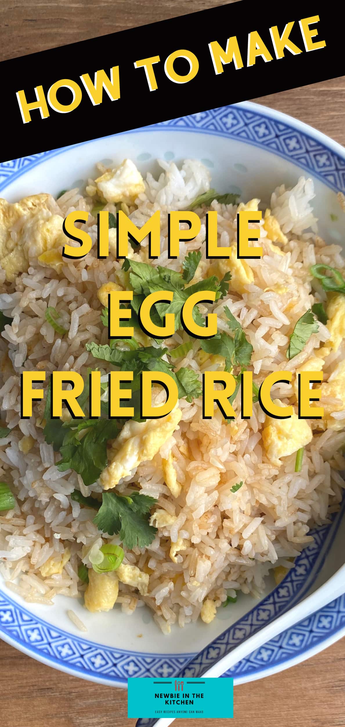Simple Egg Fried Rice | Newbie In The Kitchen