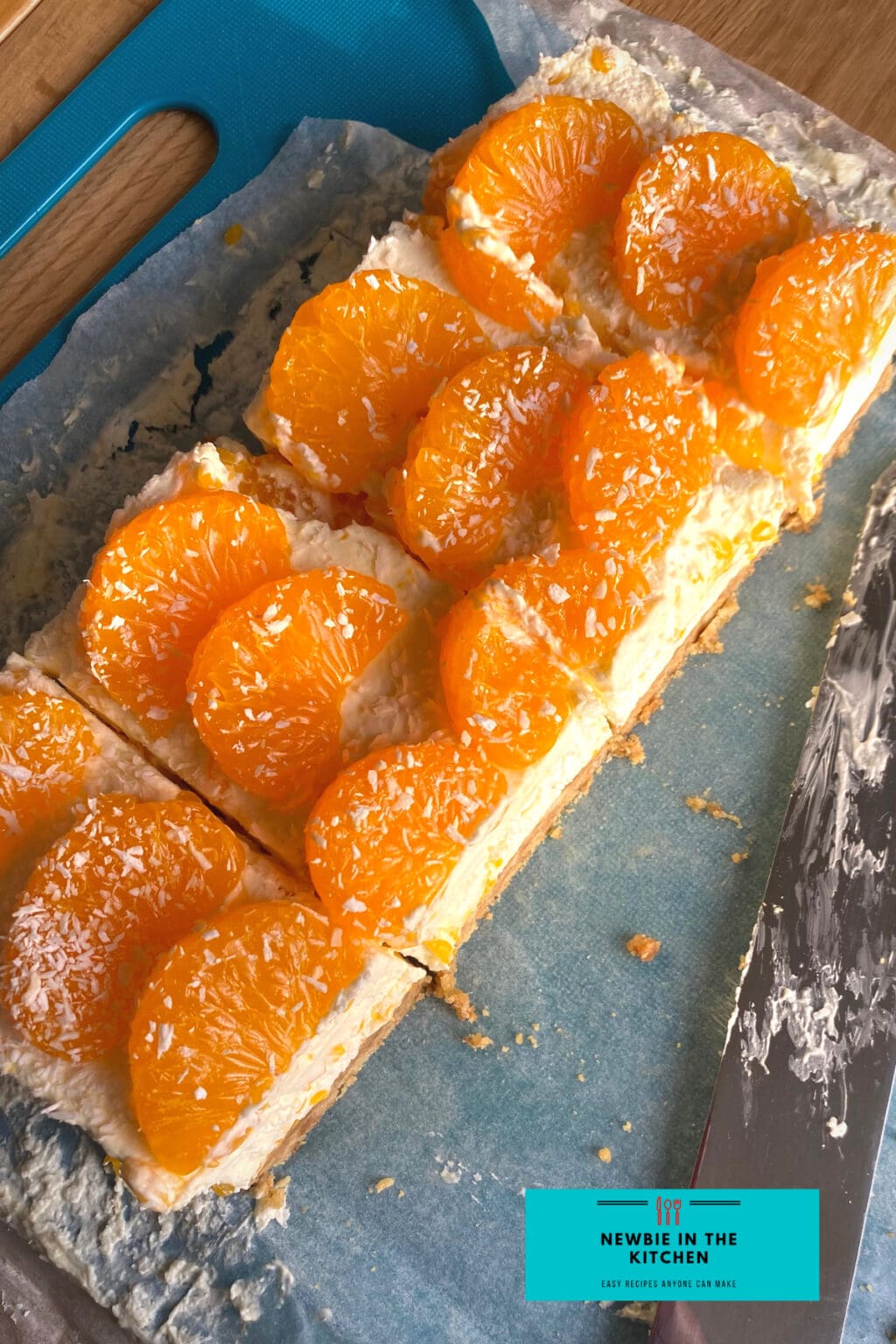 Easy No-Bake Mandarin Cheesecake | Newbie In The Kitchen