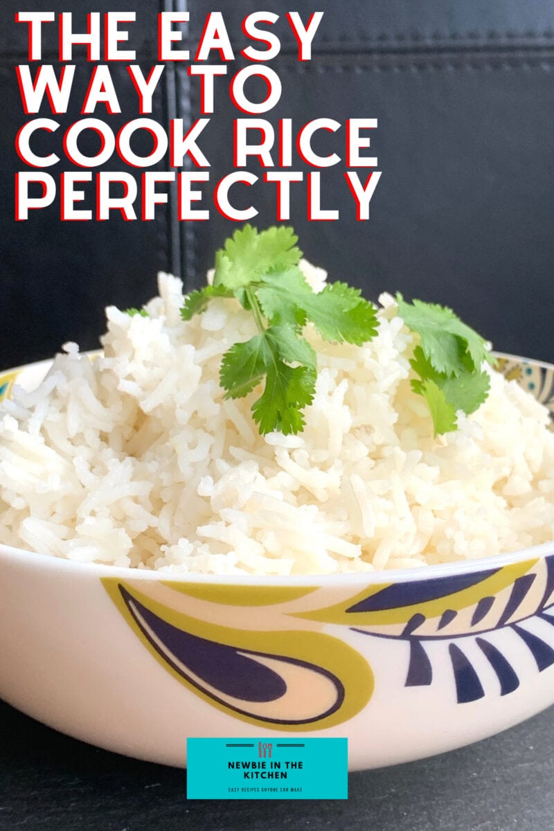 The Easy Way To Cook Rice | Newbie In The Kitchen