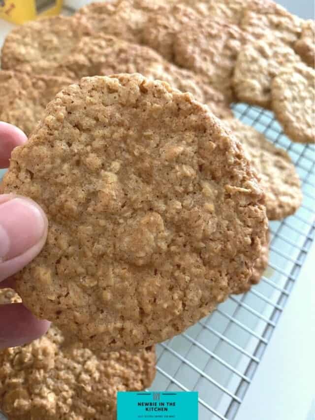 Easy Oatmeal Cookies | Newbie In The Kitchen