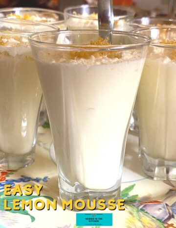 Easy Lemon Mousse | Newbie In The Kitchen