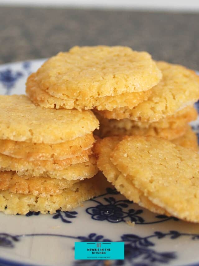 Lemon and Poppyseed Thins | Newbie In The Kitchen