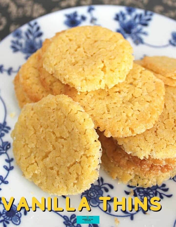 Vanilla Thins | Newbie In The Kitchen