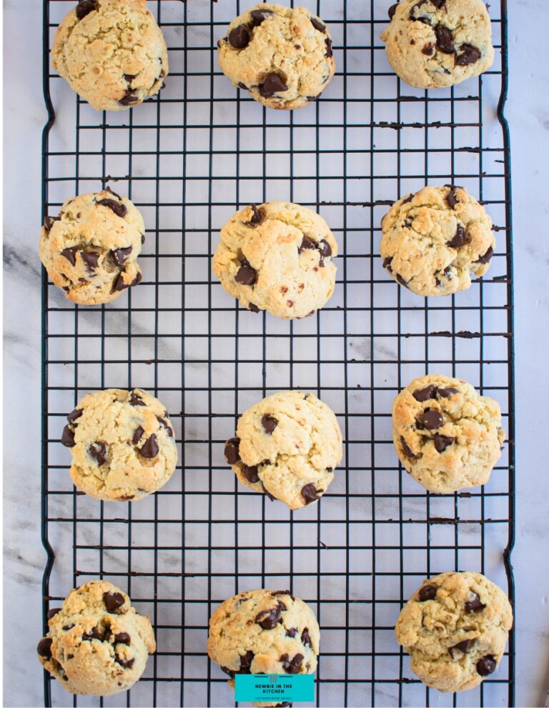 Easy Cream Cheese Chocolate Chip Cookies | Newbie In The Kitchen