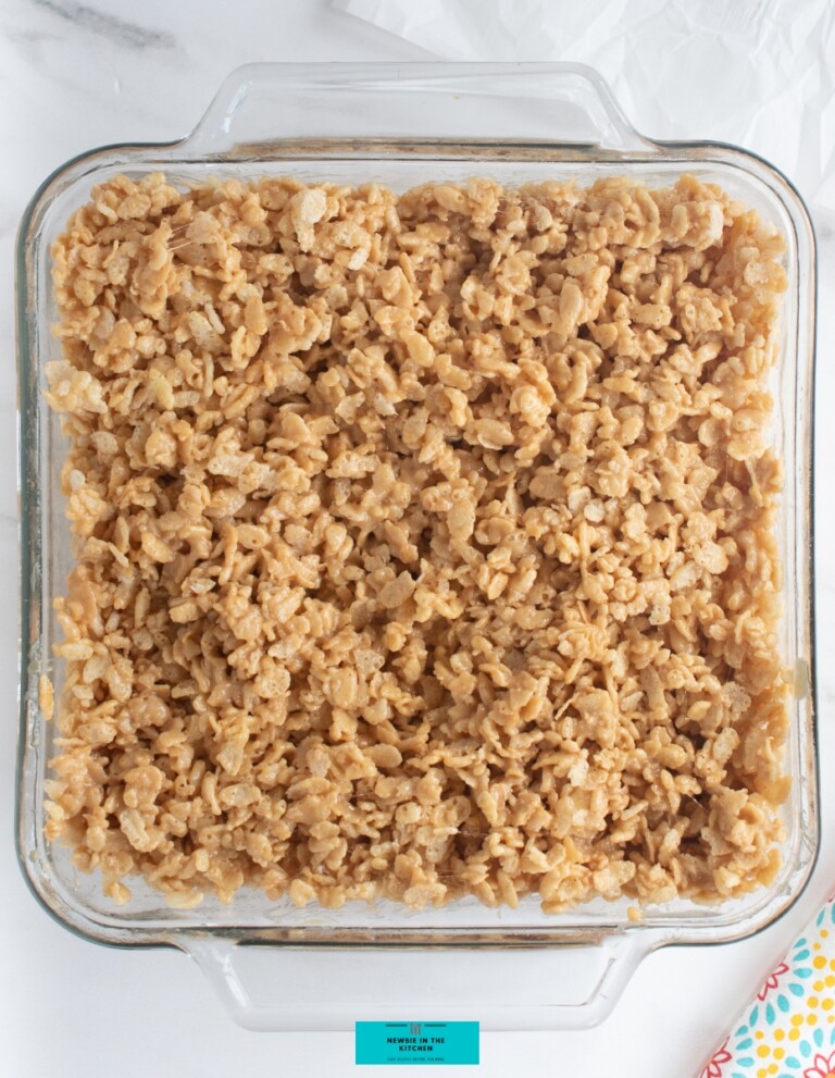Peanut Butter Rice Cereal Treats | Newbie In The Kitchen