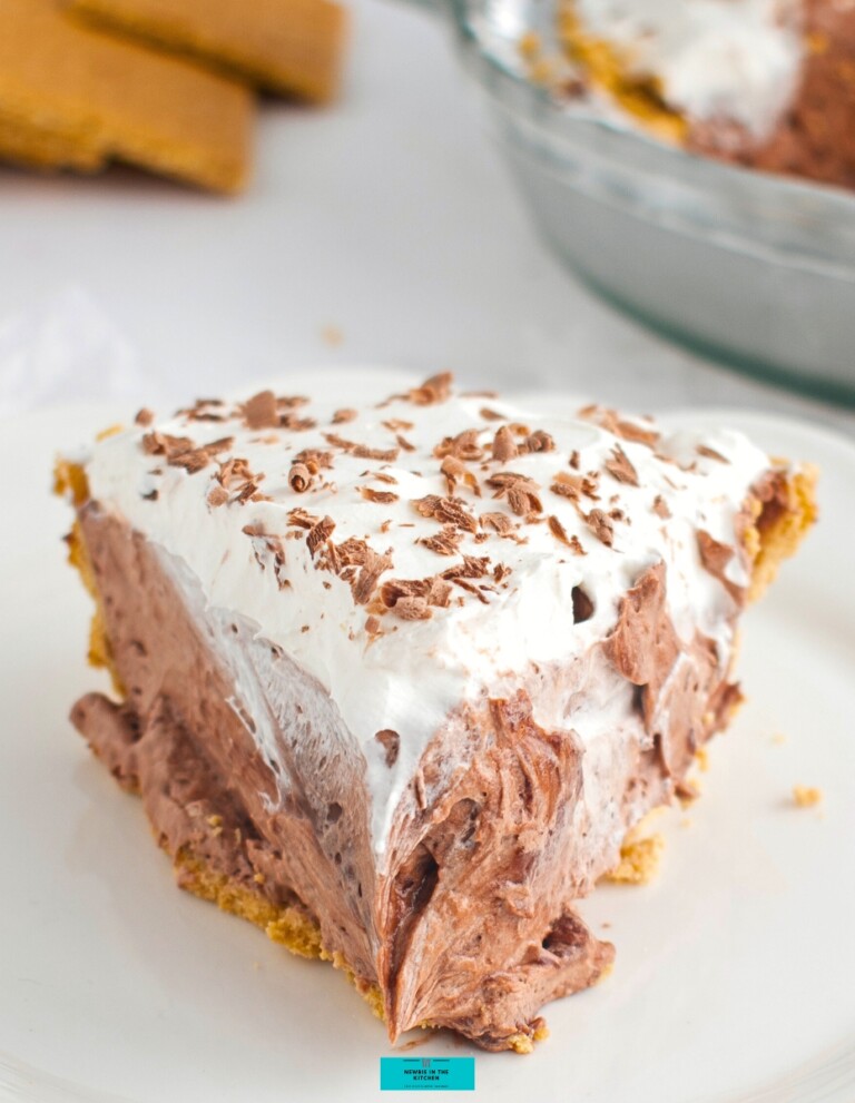 Easy Chocolate Pudding Pie | Newbie In The Kitchen