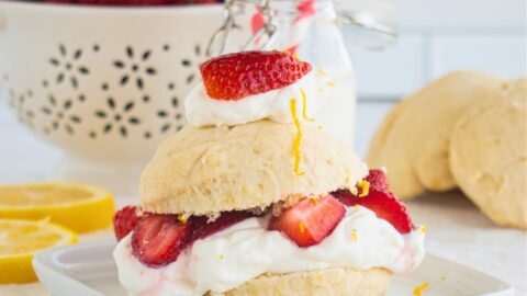 Strawberry Lemon Shortcakes | Newbie In The Kitchen